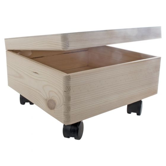 Unpainted toy box store